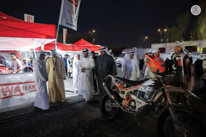Mohammed bin Hamdan bin Zayed attends 34th Abu Dhabi Desert Challenge
